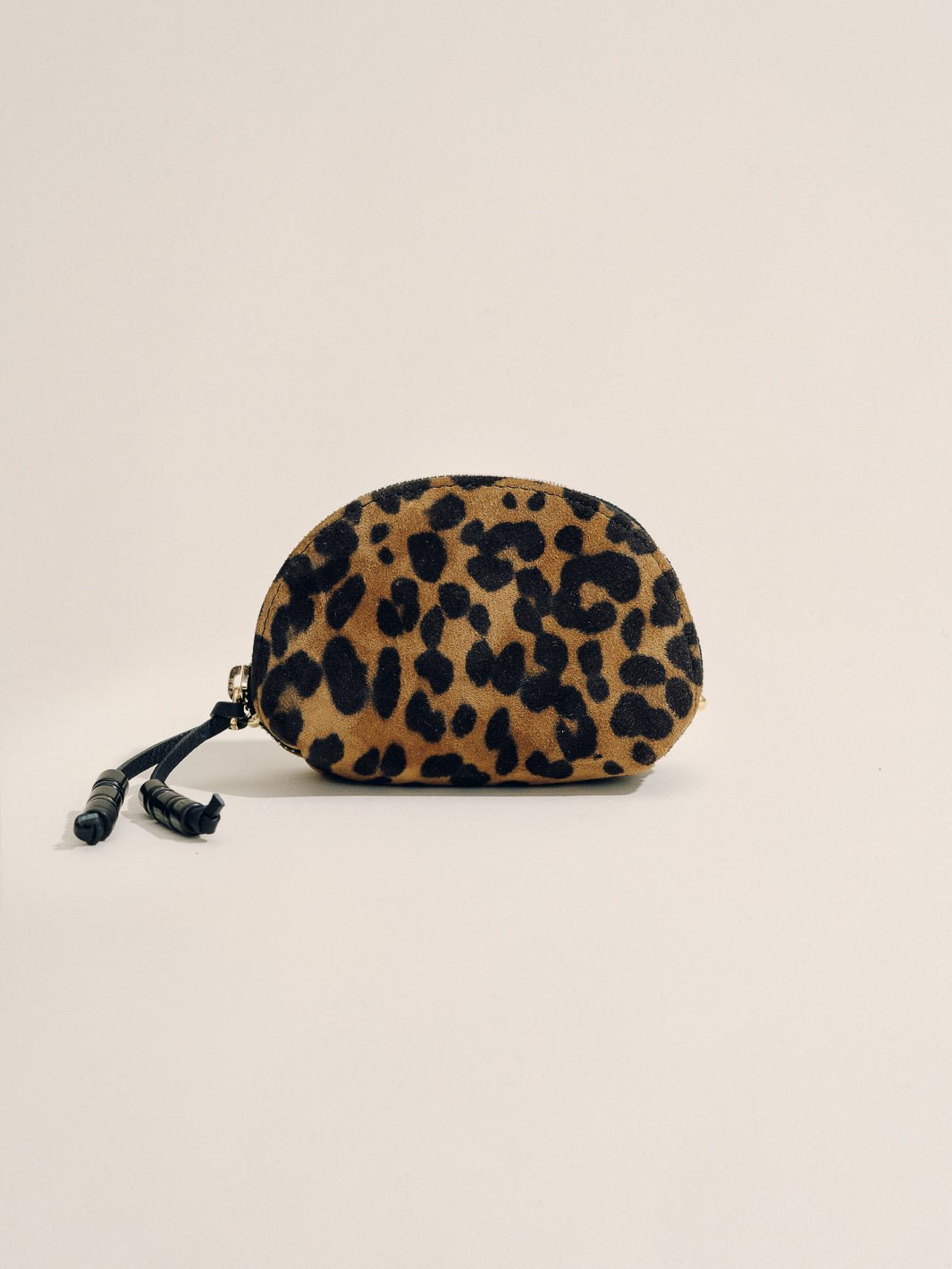Petite Coin Purse - Leopard Suede Mini Wallet | Hunting Season